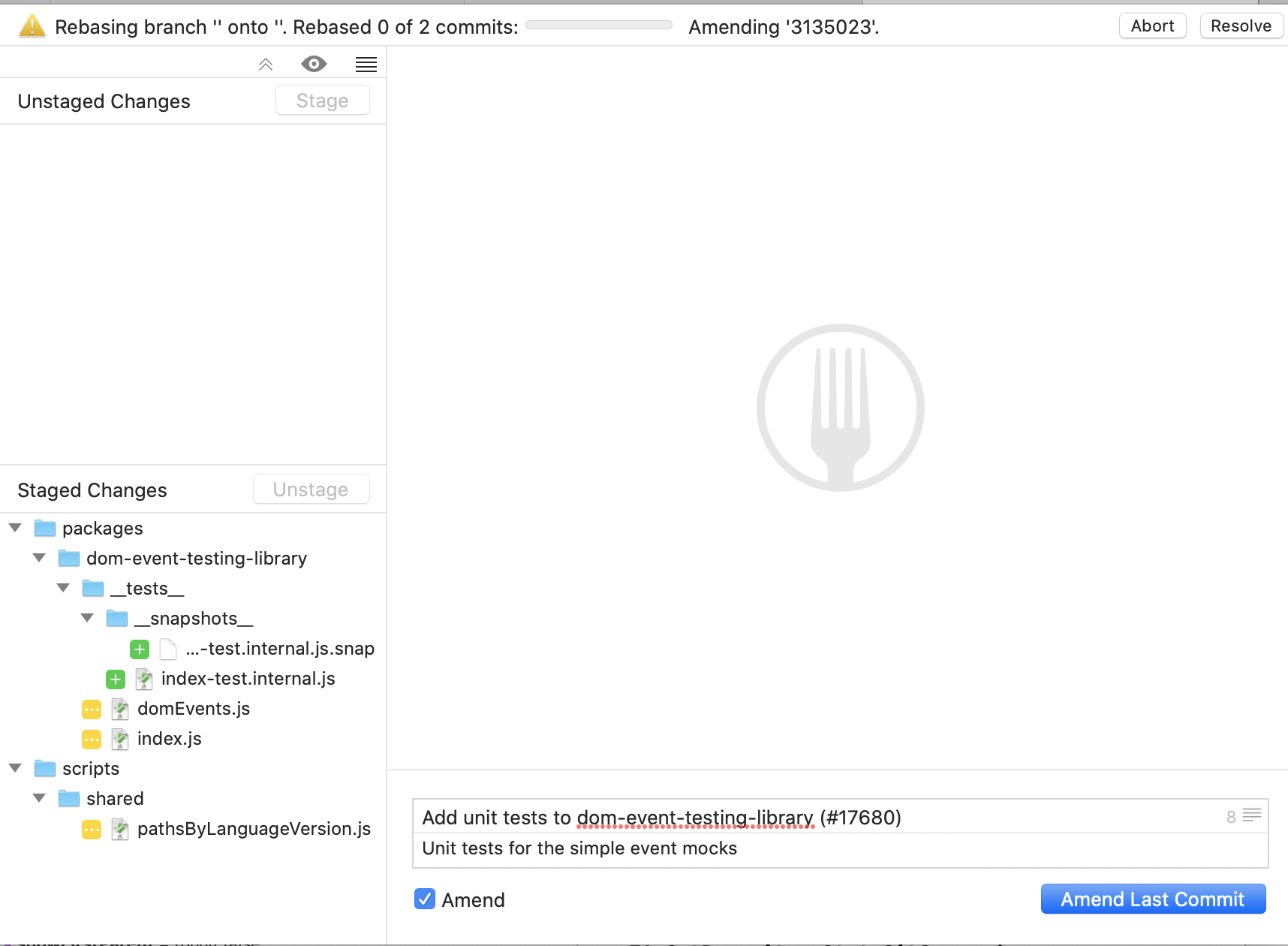 How to continue rebasing after an edit action? · Issue #895 · fork-dev/Tracker · GitHub