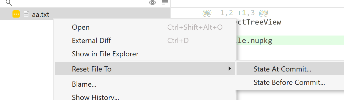 [Feature Request] Make current and selected branches available in File custom commands · Issue ...