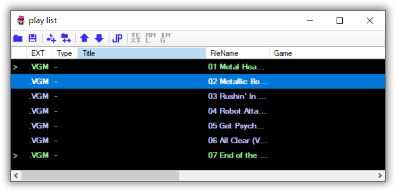 Playlist appears with multiple arrows · Issue #227 · kuma4649/MDPlayer · GitHub