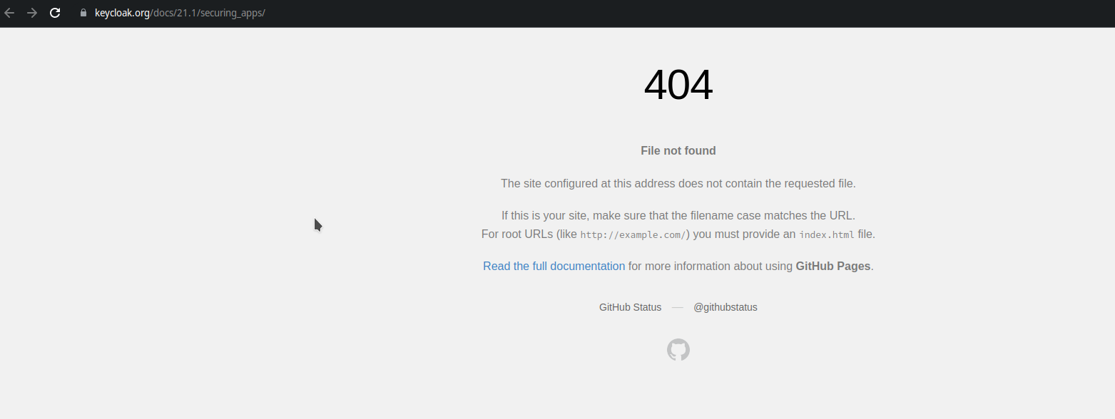 Dropdown options on Documentation pointing to 21.1 endpoint instead of ...