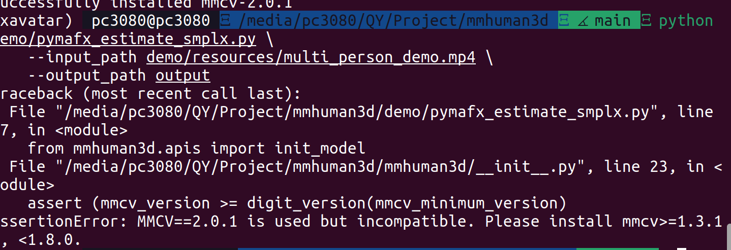 mmcv version for cuda11.7+pytorch 1.13 · Issue #373 · open-mmlab/mmhuman3d · GitHub