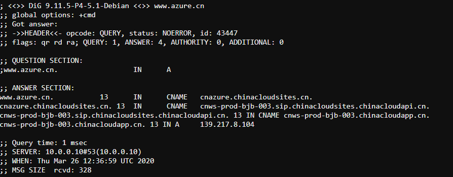 AKS DNS response contains OPT record with data · Issue #1526 · Azure/AKS · GitHub
