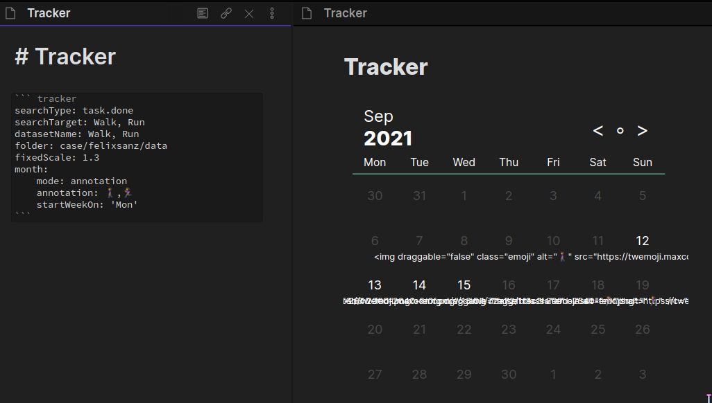 Annotations are broken · Issue #72 · pyrochlore/obsidian-tracker · GitHub