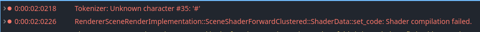 Shader compilation fails when running game but works in editor · Issue #79324 · godotengine ...