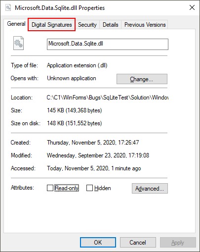 PublishReadyToRun=true removes digital signature from some .dlls ...