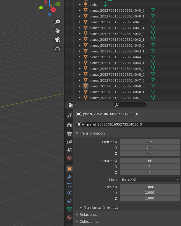 I can't show the download model in blender. Someone with the same ...