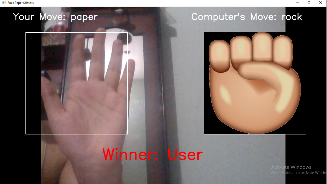 Github Sgupta117rock Paper Scissor Ml Game An Ai App To Play The Rock Paper Scissors Game 