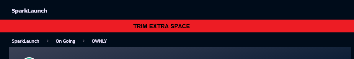 Trim extra space · Issue #13 · sparkpointio/sparklaunch · GitHub