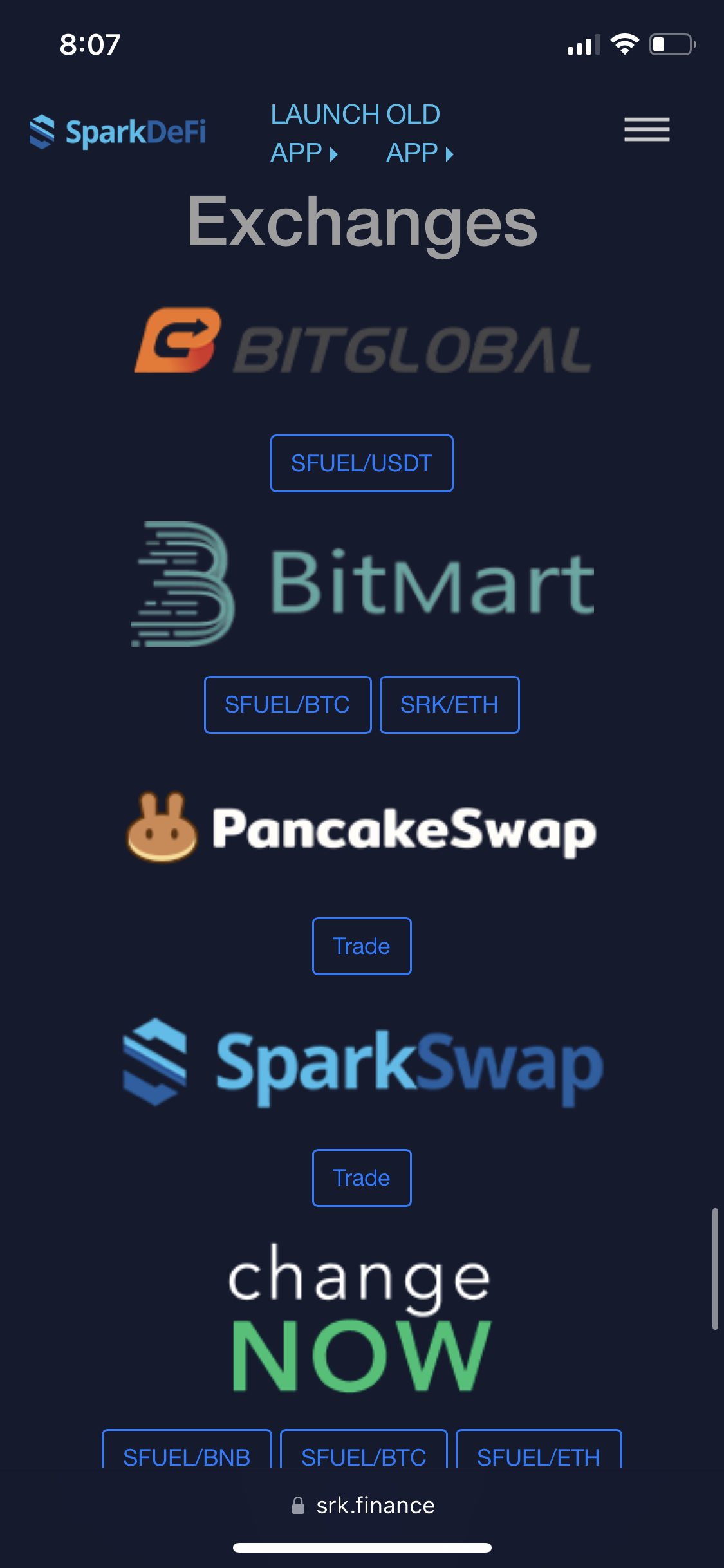 Supply links to the following buttons · Issue #154 · sparkpointio/spark ...