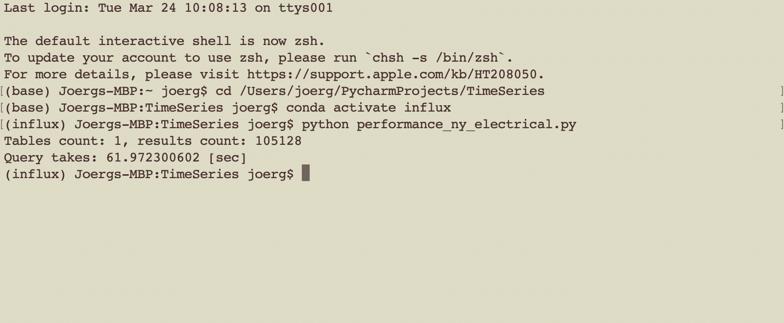 Performance · Issue 78 · Influxdatainfluxdb Client Python · Github 