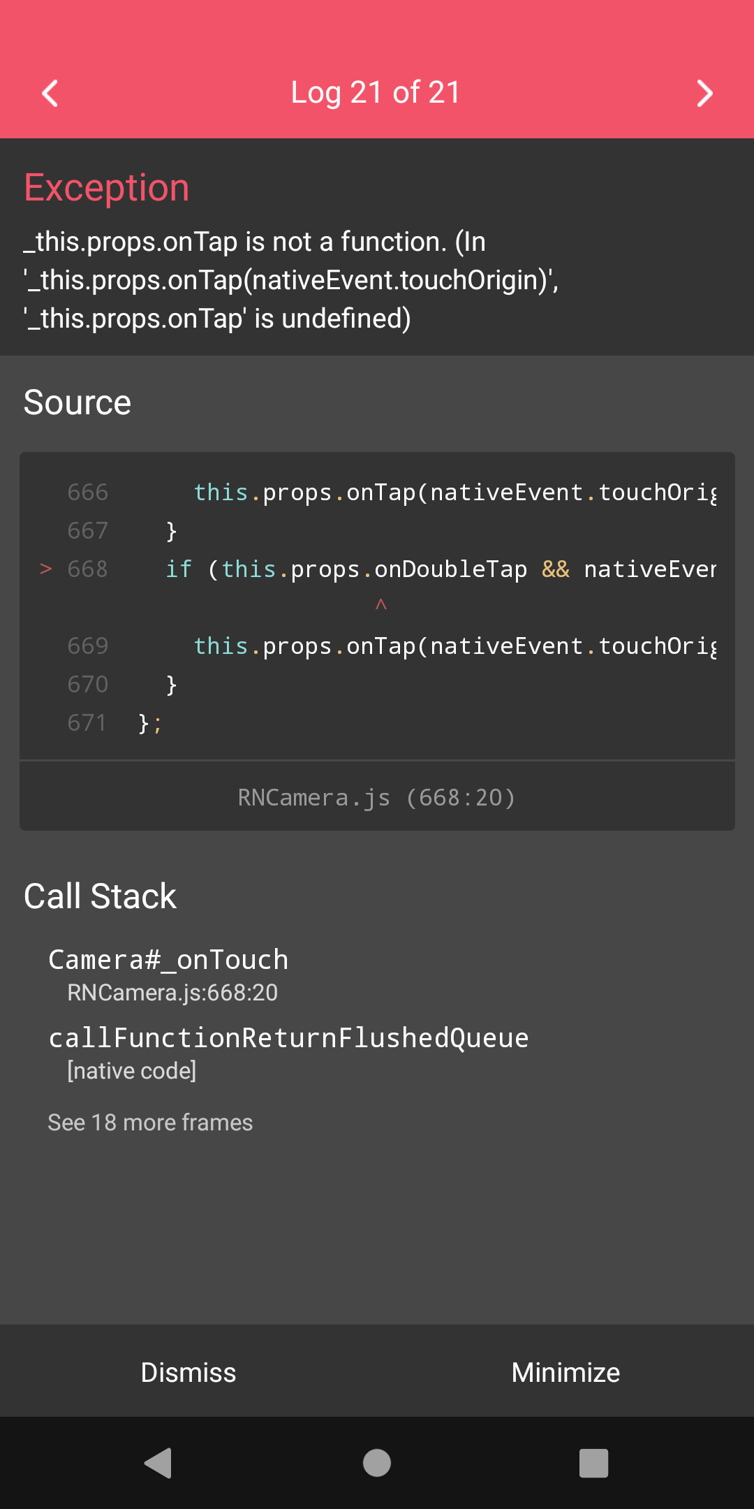 Ondoubletap Event Not Working On Android · Issue 2999 · React Native Camera React Native Camera