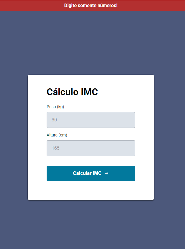 GitHub - gleicebsouza/owner-calculo-imc: Calcular índice de massa corporal