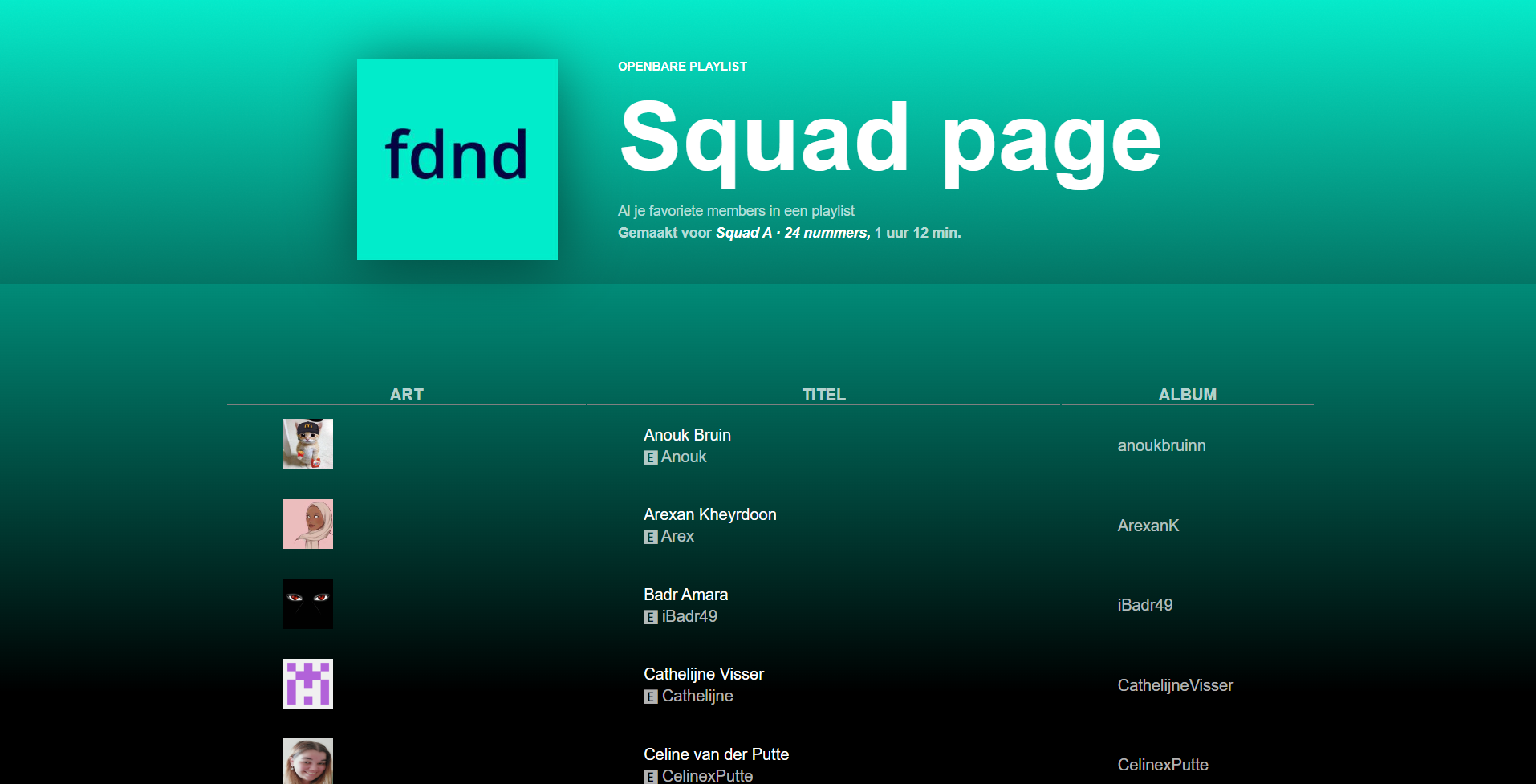 GitHub - kosterm14/connect-your-tribe-squad-page: Redesign met je squad een squadpagina op basis ...