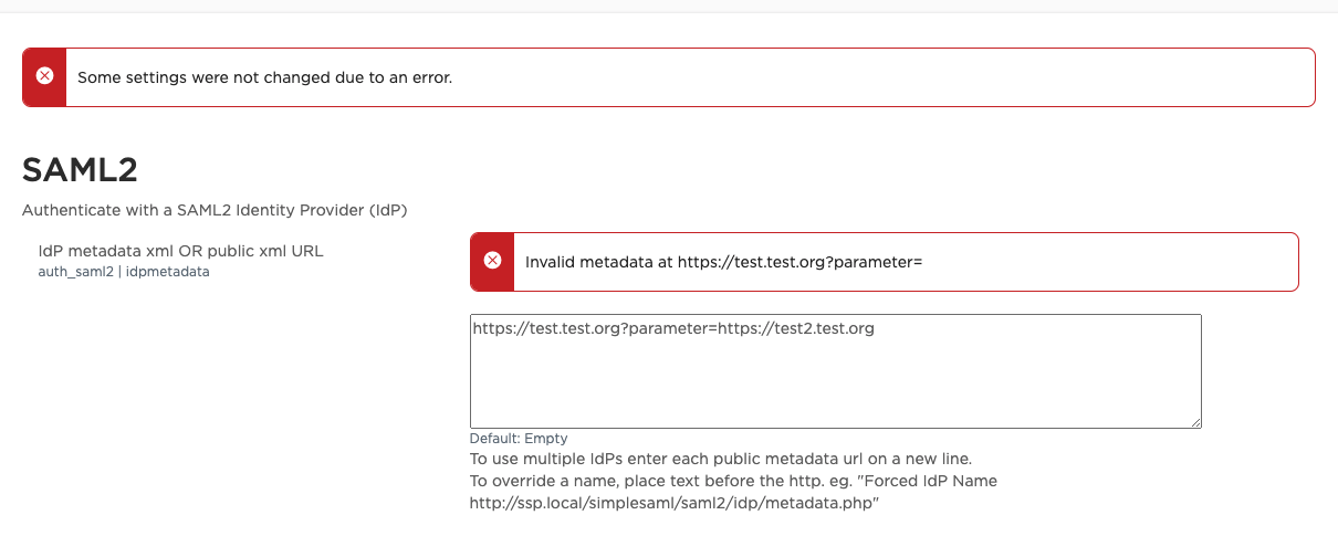 Problem parsing URL with an URL in the parameter · Issue #625 · catalyst/moodle-auth_saml2 · GitHub