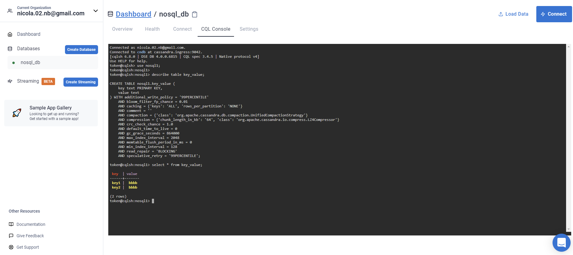 [hw] Nicola Bizzotto · Issue 489 · Datastaxdevs Workshop Introduction To Nosql · Github