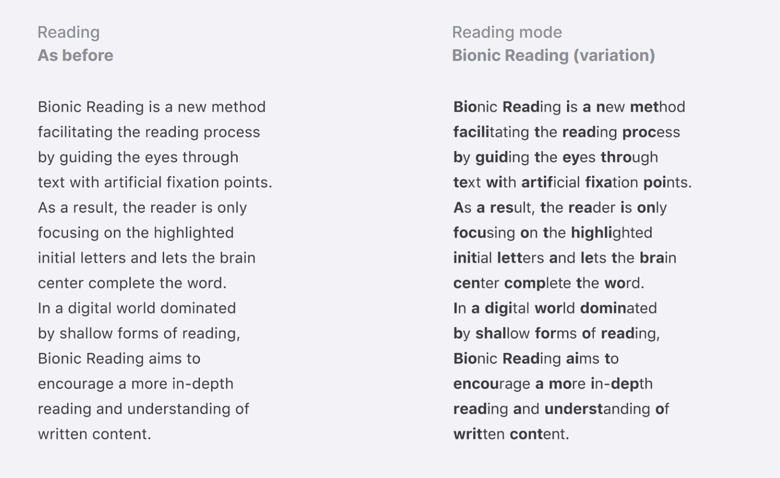 Can we have bionic reading feature in Koodo? · Issue #464 · koodo-reader/koodo-reader · GitHub