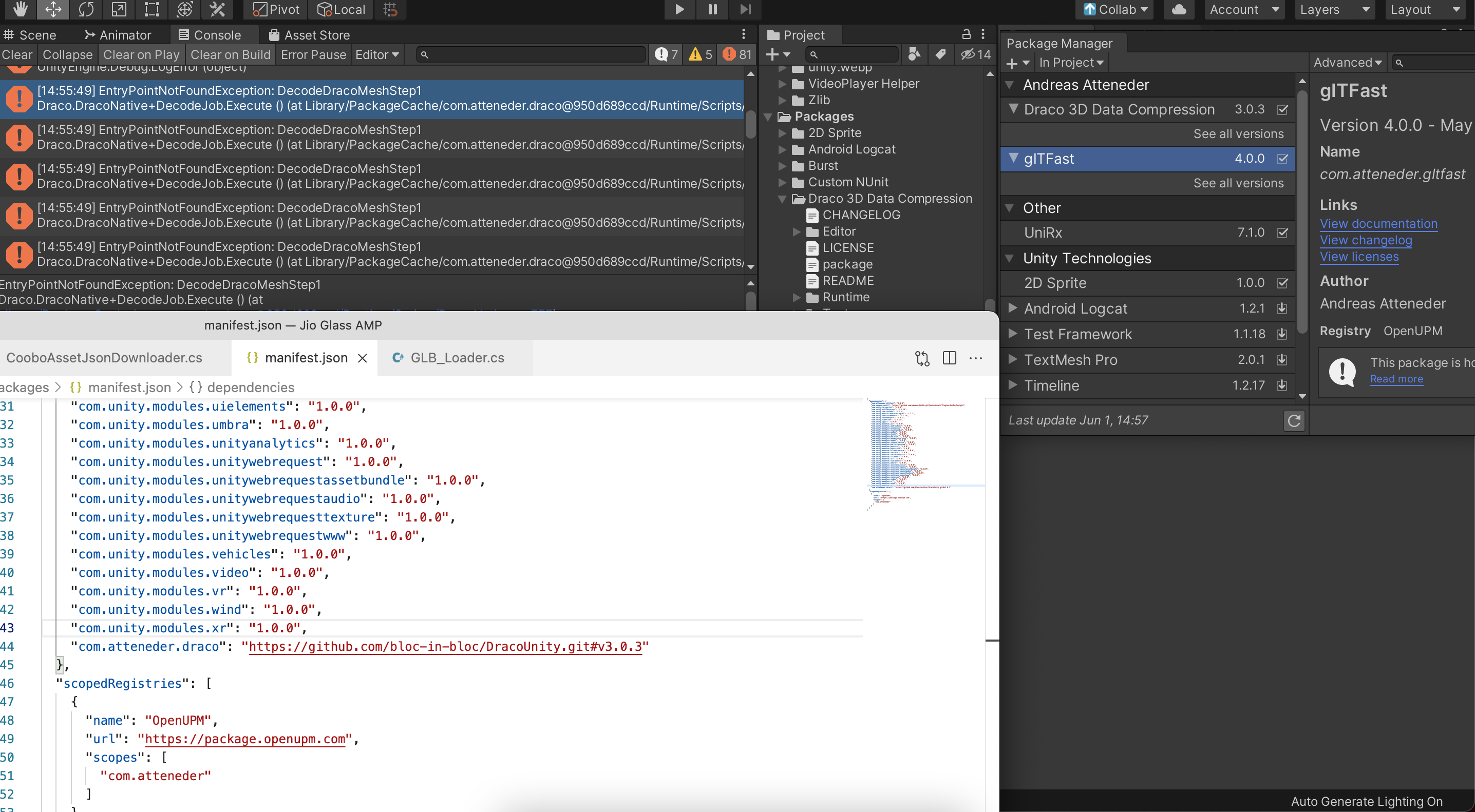 Issues in loading glb after updating to 4.0 · Issue #192 · atteneder/glTFast · GitHub