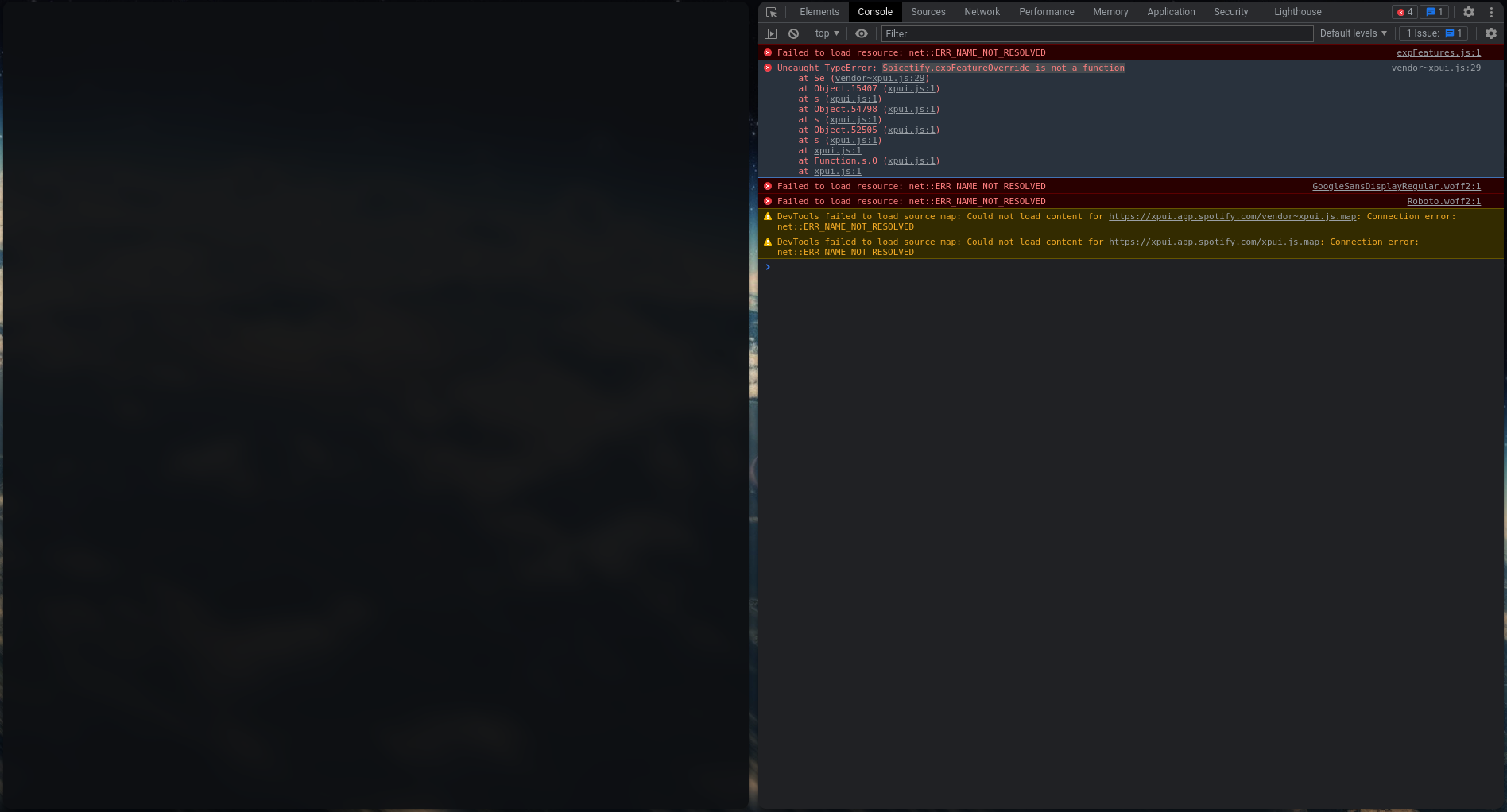 Spicetify.expFeatureOverride is not a function with newest versions of spicetify and Spotify ...