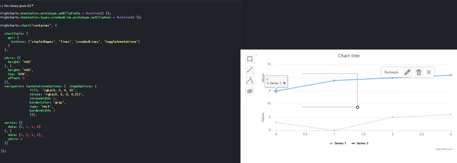 Stock tools GUI doesn't work on the second axis · Issue #12268 ...