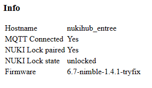 Nuki 1.0 stopped working since 6.2+ · Issue #60 · technyon/nuki_hub · GitHub