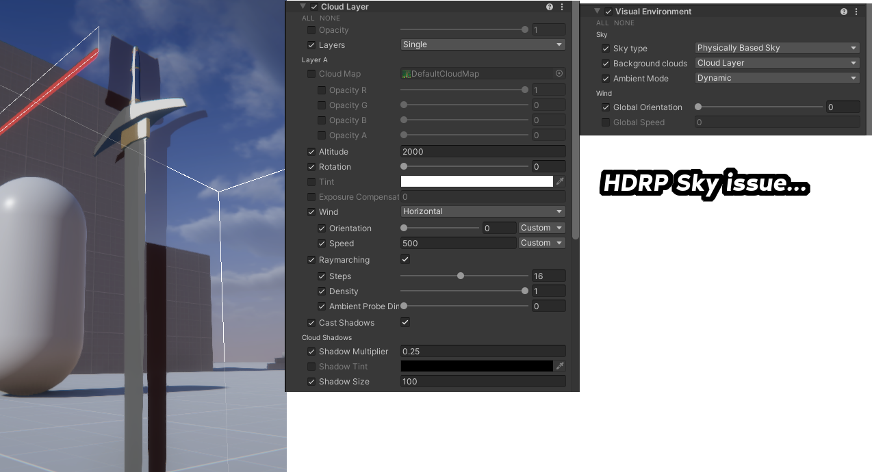 Outline with mesh normals and with HDRP realistic sky · Issue #321 · Unity-Technologies/com ...