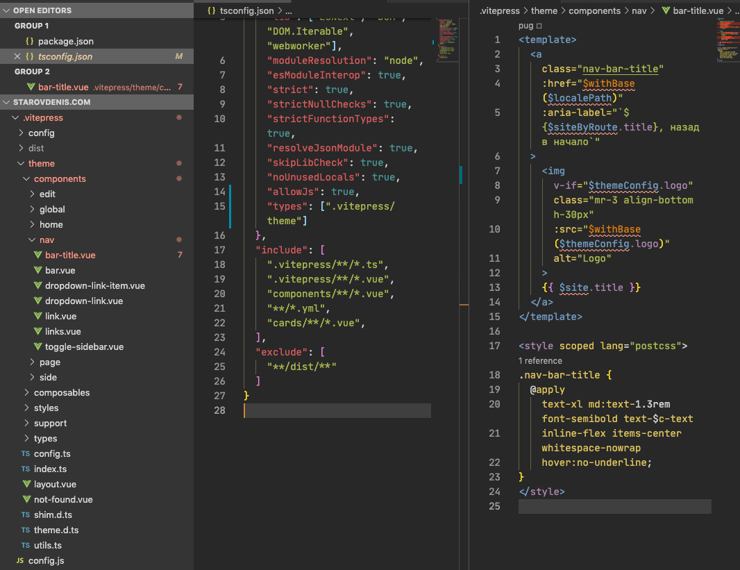 vitepress dollar variables like $site not found · Issue #115 · vuejs/language-tools · GitHub