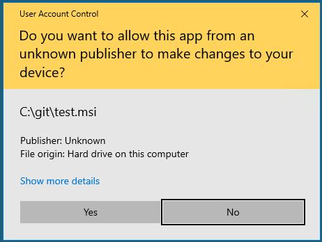 How to let the installer run as admin just after double clicking the installer · Issue #863 ...
