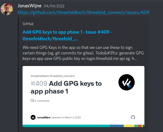 Whisper - implement link preview · Issue #474 · threefoldtech/freeflow_twin_main · GitHub