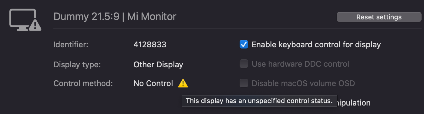 Better support for BetterDummy + Sidecar, Airplay or DisplayLink · Issue #762 · MonitorControl ...
