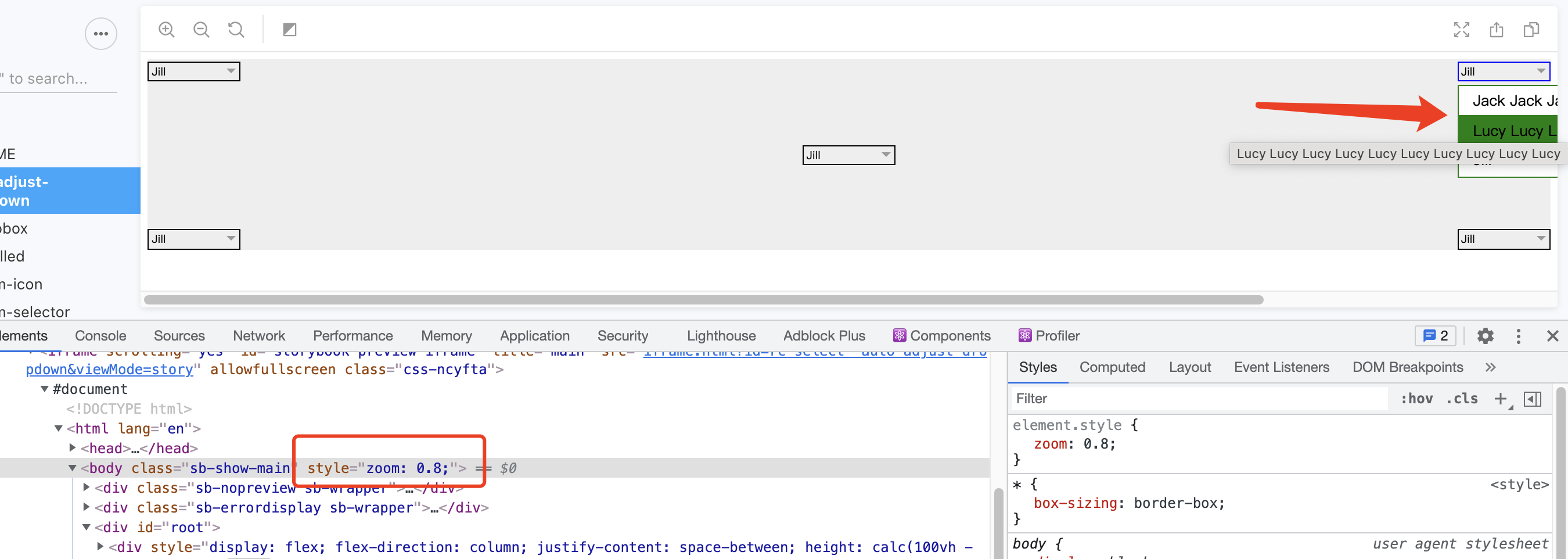 [BUG]:Zoom 引起的下拉框无法自动适配 · Issue #659 · react-component/select · GitHub