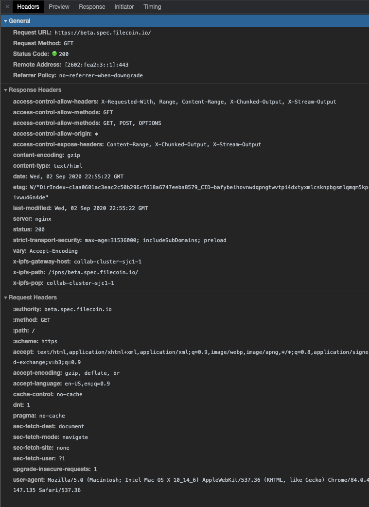 Does spec.filecoin.io load fast enough? · Issue #1142 · filecoin-project/specs · GitHub