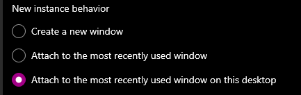 'Open in Windows Terminal' context menu Doesn't open as a new tab in current instance. I am so ...