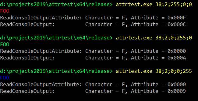 GA ConHost and ReadConsoleOutputAttribute vs. ReadConsoleOutput · Issue #11056 · microsoft ...