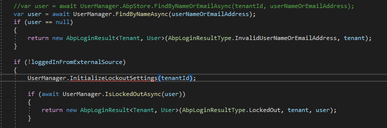 UserManager.InitializeLockoutSettings() is not defined · Issue #5366 · aspnetboilerplate ...