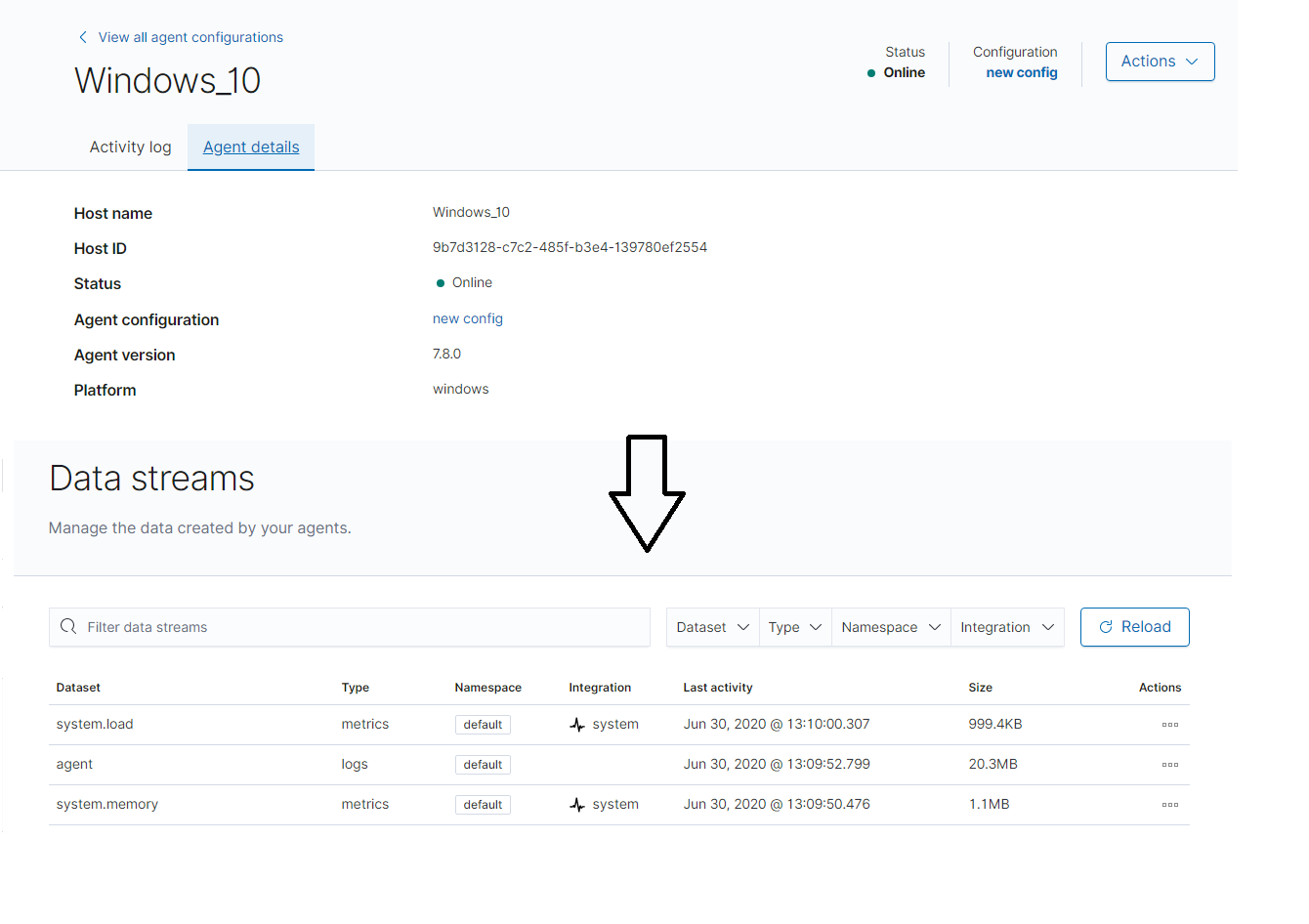 Using New Enrollment Token With New Config Doesn T Create Data Sources Stream Data · Issue