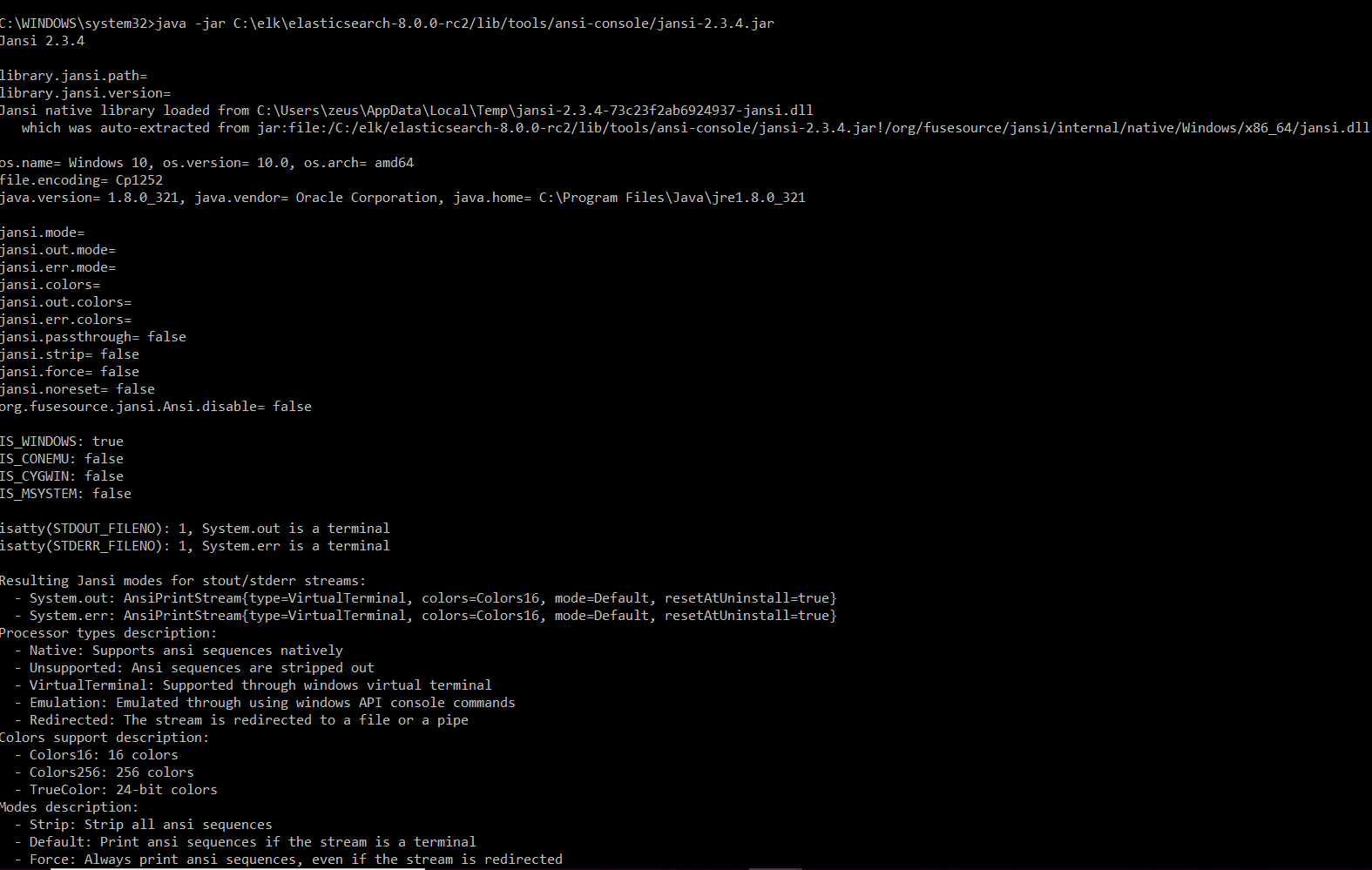 Formatting issue in Elasticsearch security autoconfiguration on self-managed setup · Issue ...