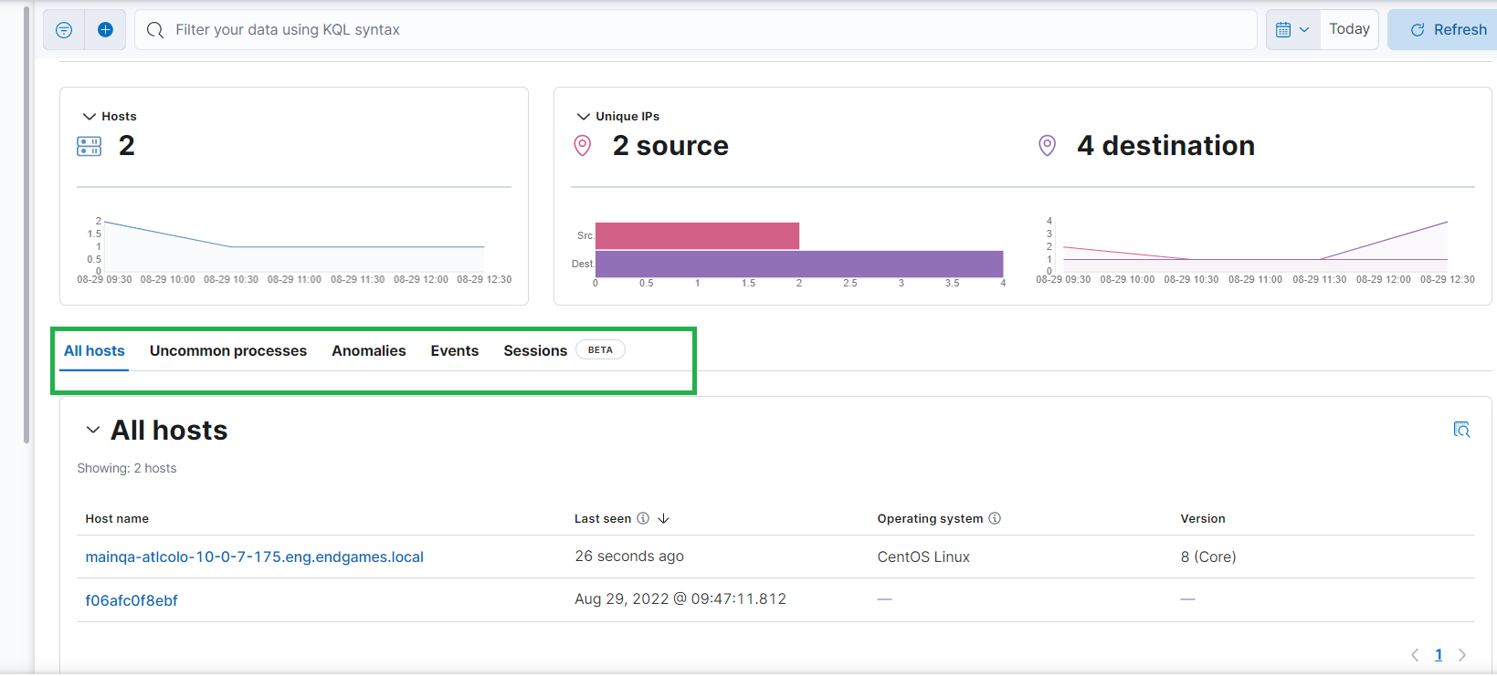 [BUG] Old screenshot is displaying under open session view section · Issue #2400 · elastic ...