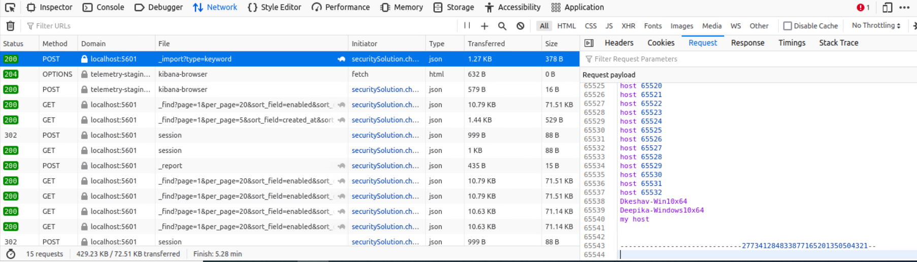 [Security Solution] Rule is not displayed any warning message when small value list becomes ...