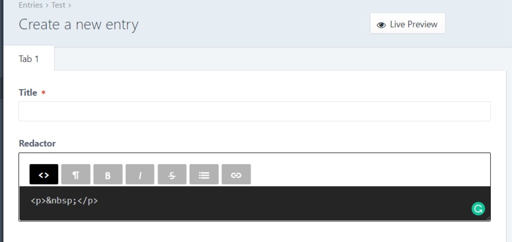 Non-breaking space · Issue #126 · craftcms/redactor · GitHub