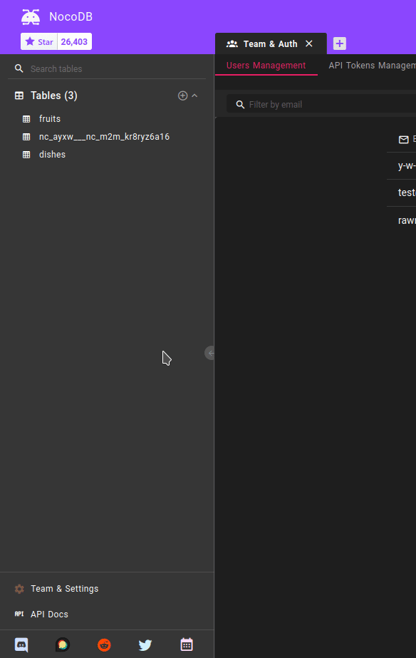 Styling issue with Team & Settings modal · Issue #1793 · nocodb/nocodb · GitHub