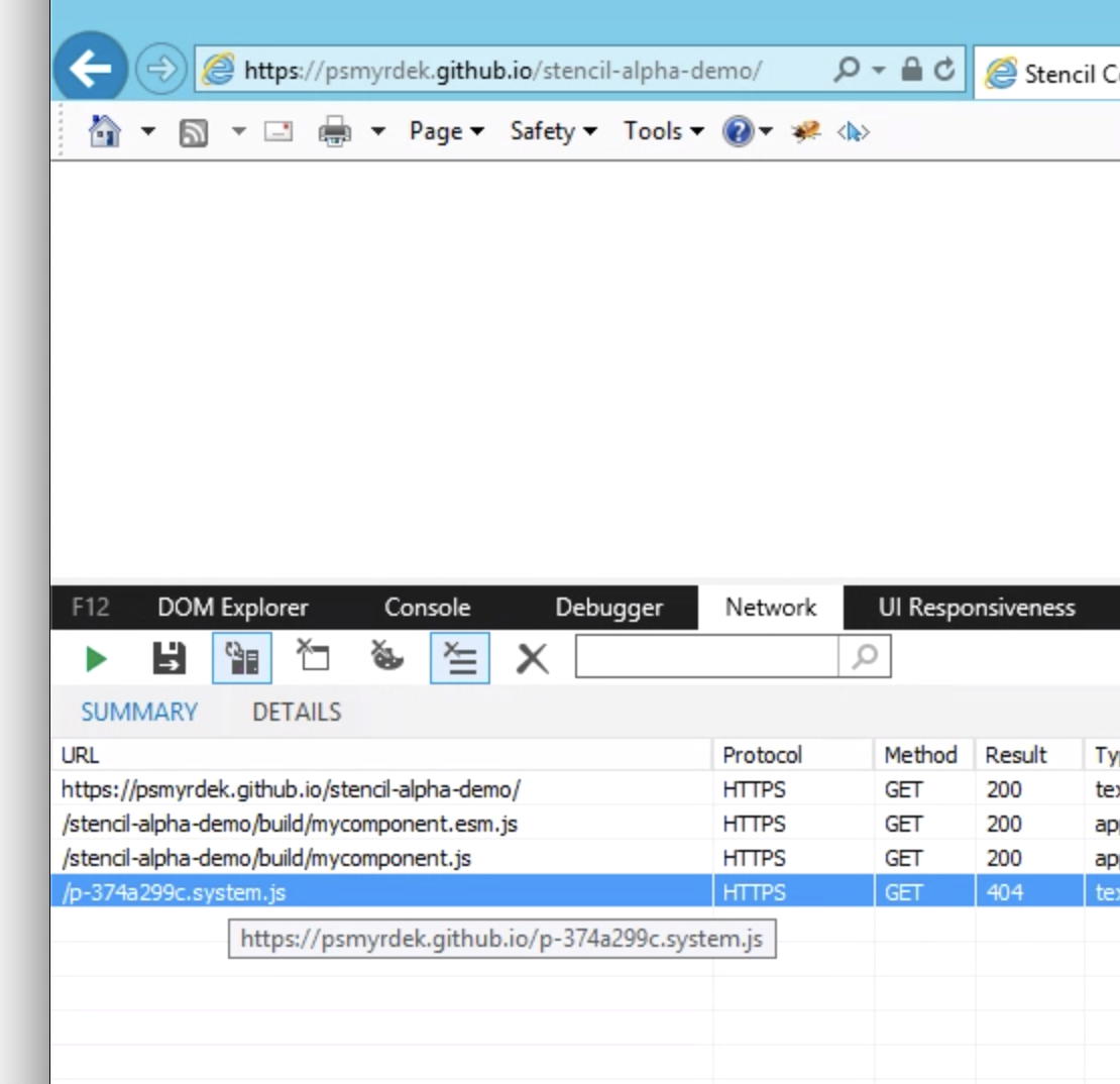 (alpha-13) Non esm script cannot resolve descendant chunks · Issue #1475 · ionic-team/stencil ...