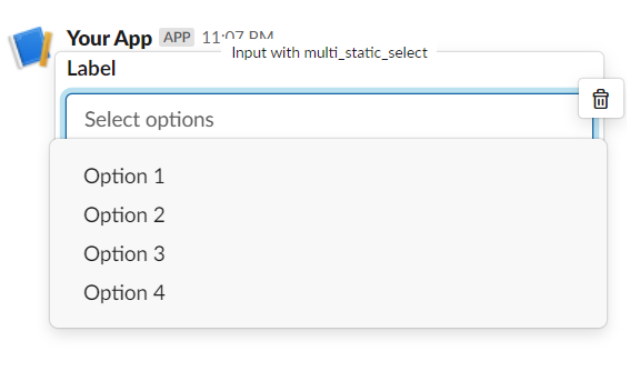 Issue With Block Kit Multi Static Select Input Behavior · Issue 654 · Slackapi Bolt Python · Github