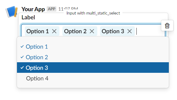 Issue With Block Kit Multi Static Select Input Behavior · Issue 654 · Slackapi Bolt Python · Github