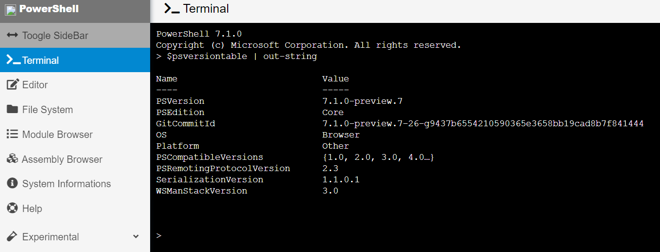 [Ps1 WebAssembly project] Make powershell v9 great again · PowerShell PowerShell · Discussion ...