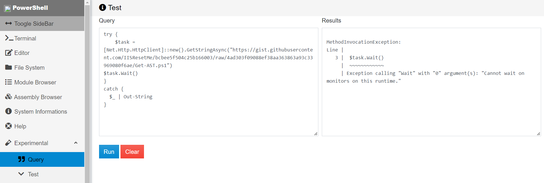 [Ps1 WebAssembly project] Make powershell v9 great again · PowerShell ...