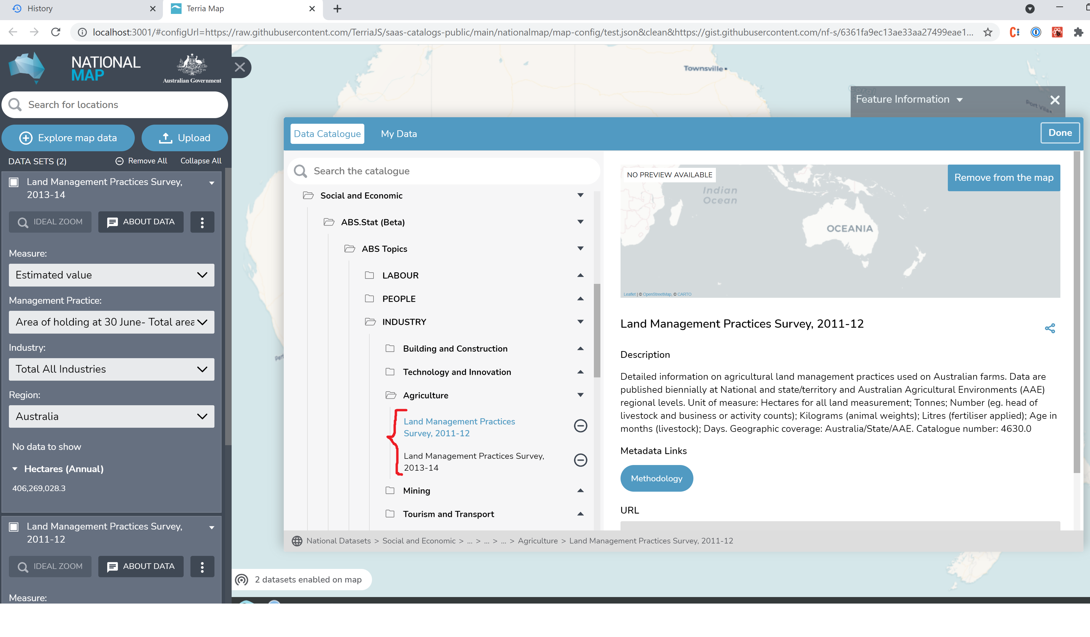 ABS - SDMX missing Australian Agricultural Environments (AAE) regions ...