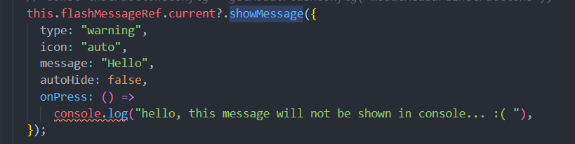 onPress does not trigger when using in modal · Issue #153 · lucasferreira/react-native-flash ...