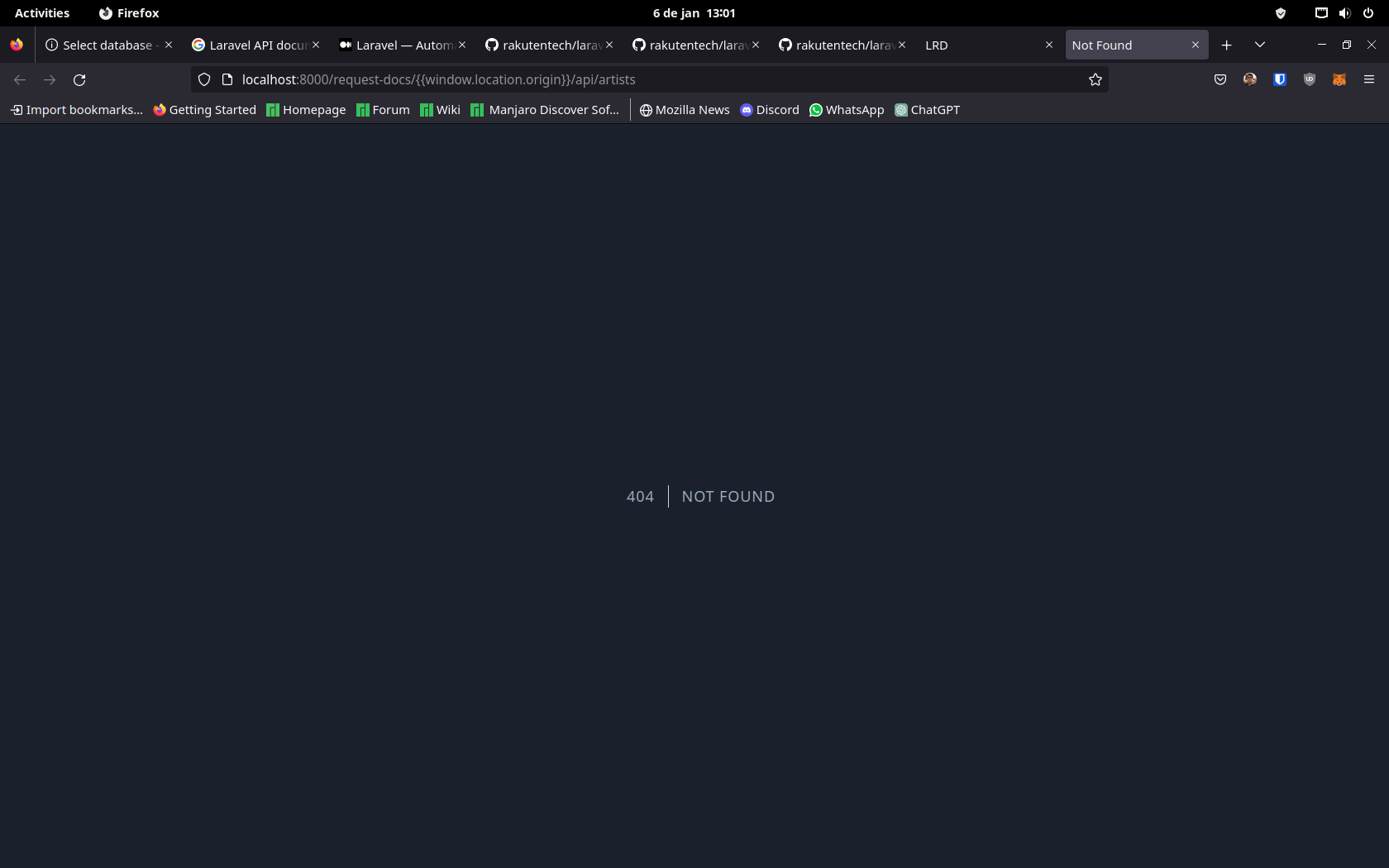 The route request-docs/localhost/... could not be found. · Issue #113 ...
