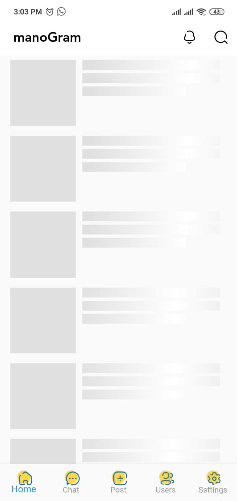 GitHub - mano270699/manoGram: Flutter social media App using Firebase ...