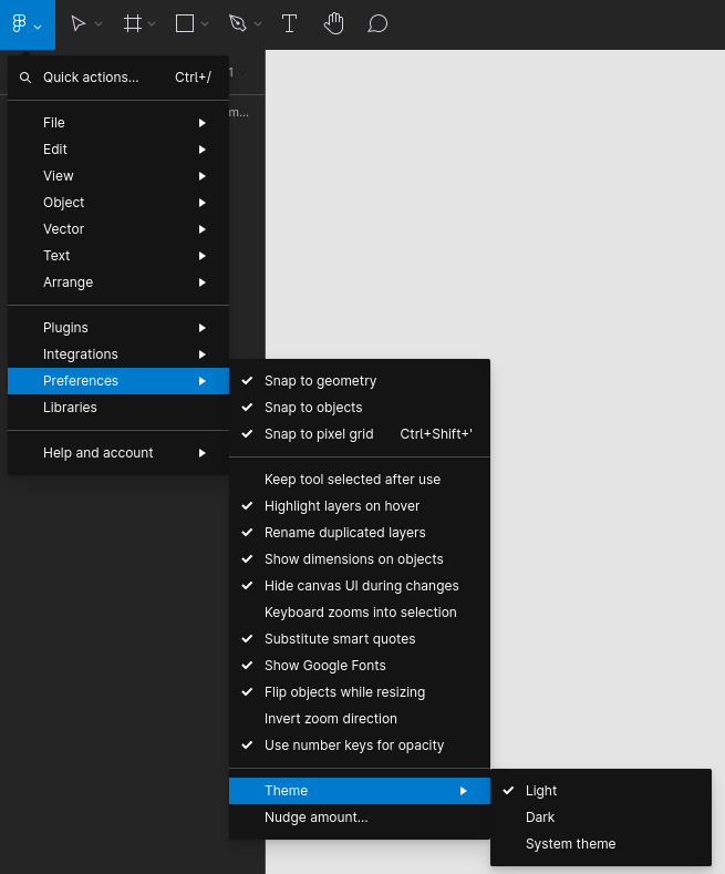 Dark Theme Not working · Issue #283 · Figma-Linux/figma-linux · GitHub